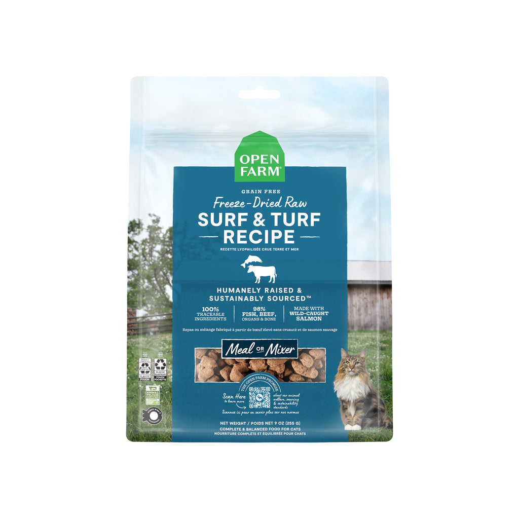 Open Farm Freeze Dried Raw Cat Food | Only Natural Pet
