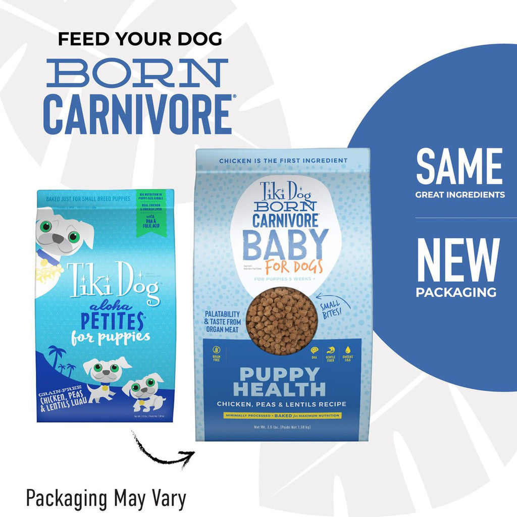 Tiki Dog Born Carnivore Baby Dry Puppy Food | Only Natural Pet