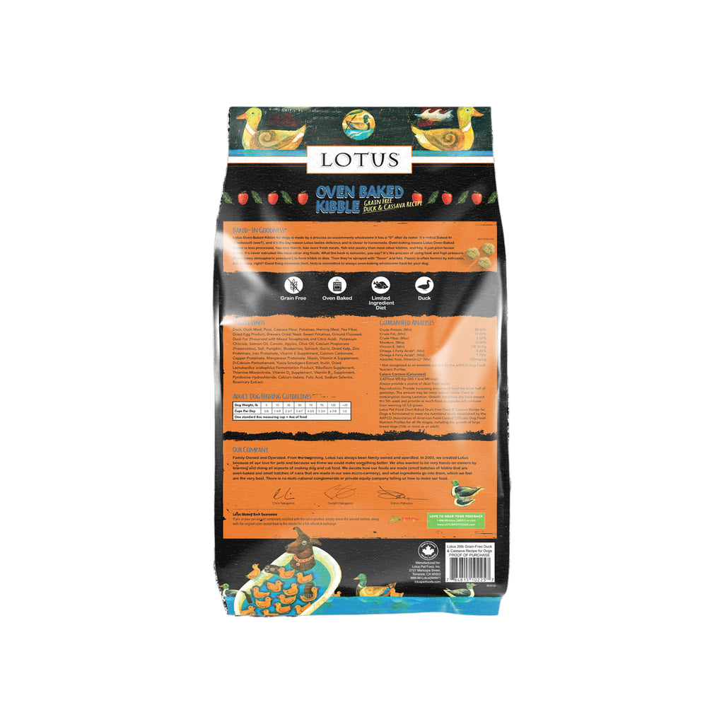 Lotus Oven Baked Kibble Grain Free Dry Dog Food | Only Natural Pet