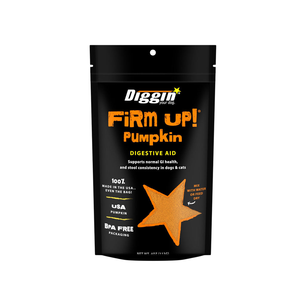 Diggin Your Dog Firm Up! Pumpkin Supplement for Dogs | Only Natural Pet