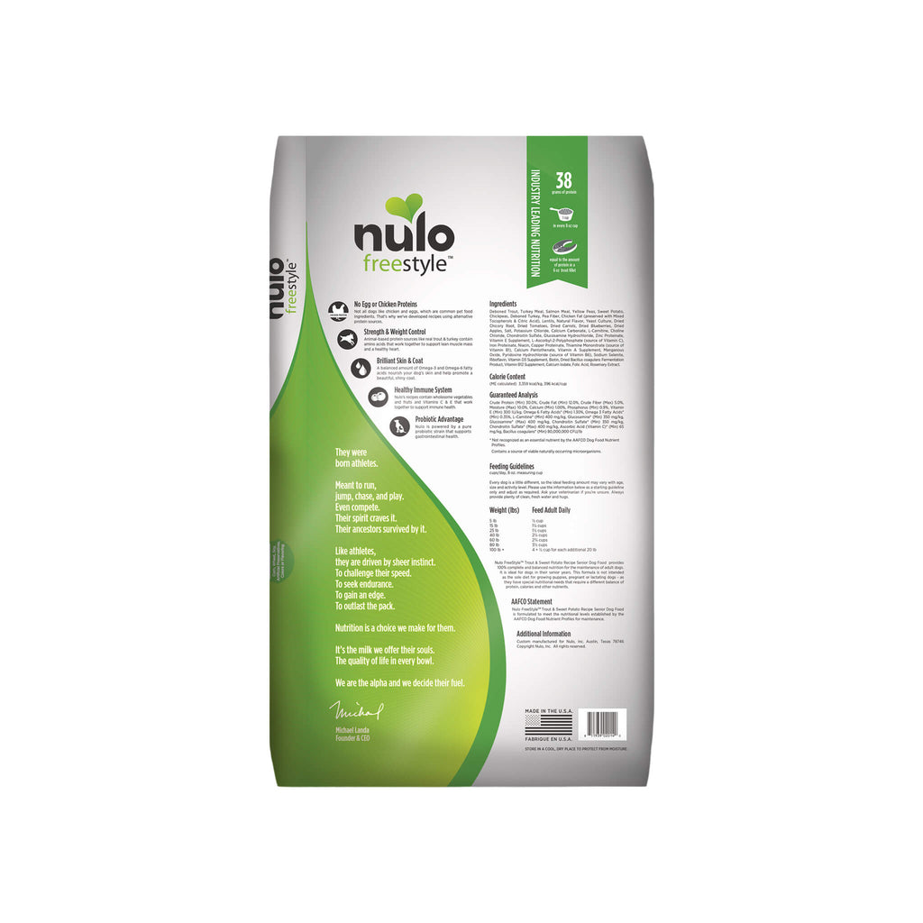 Nulo Freestyle Grain-Free Senior Dry Dog Food – Only Natural Pet