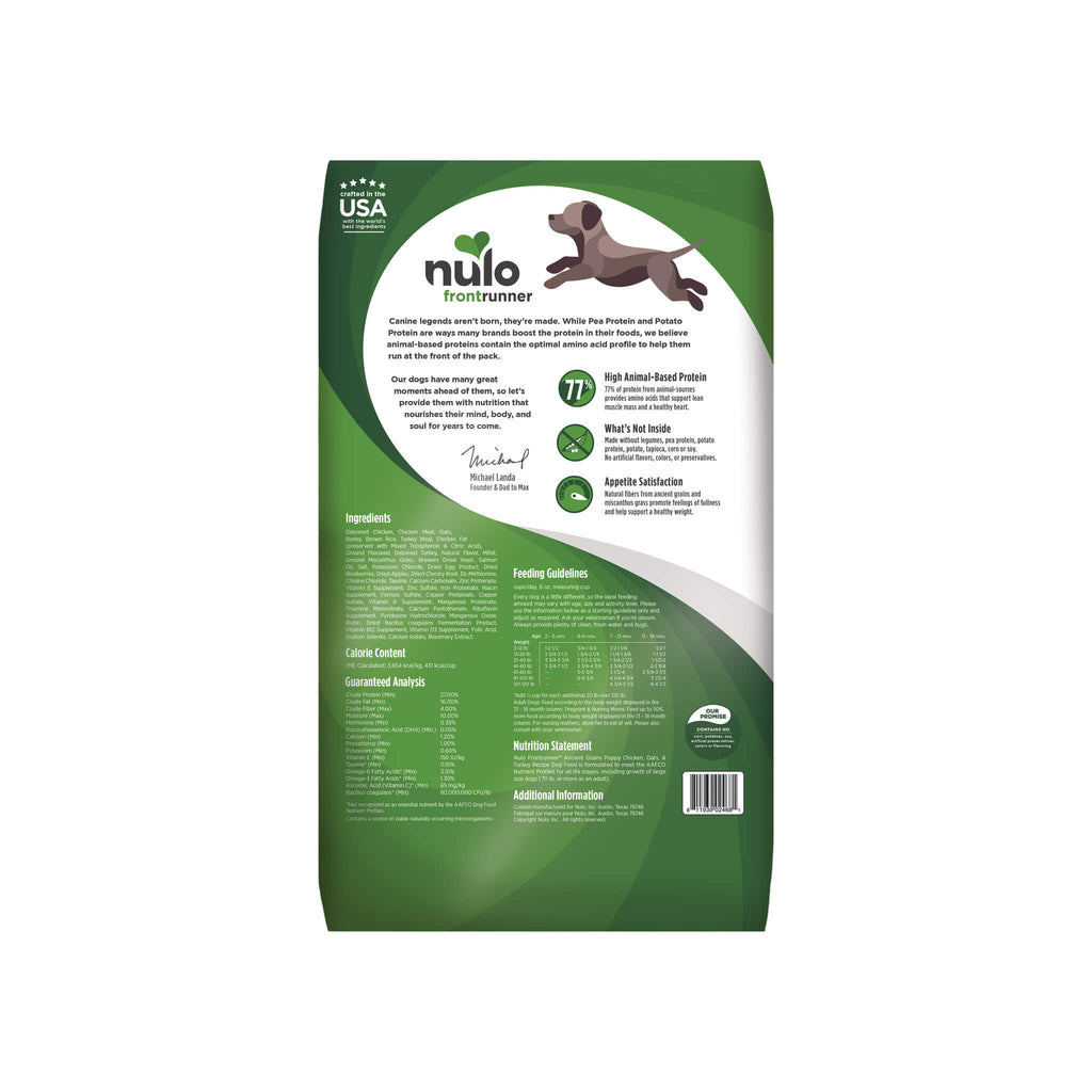 Nulo Frontrunner Puppy Dry Dog Food – Only Natural Pet