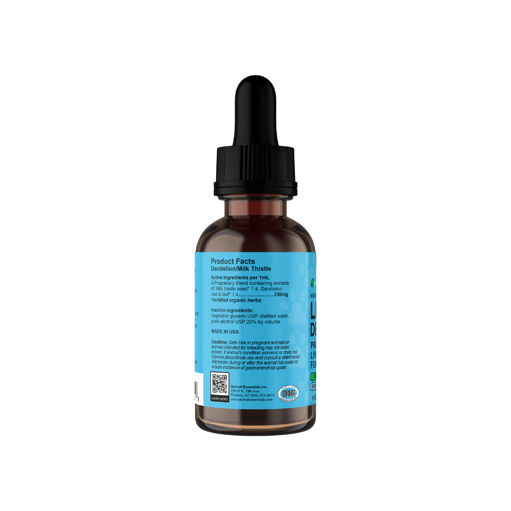 Animal Essentials Herbal Liver Defense Liquid for Dogs & Cats | Only ...