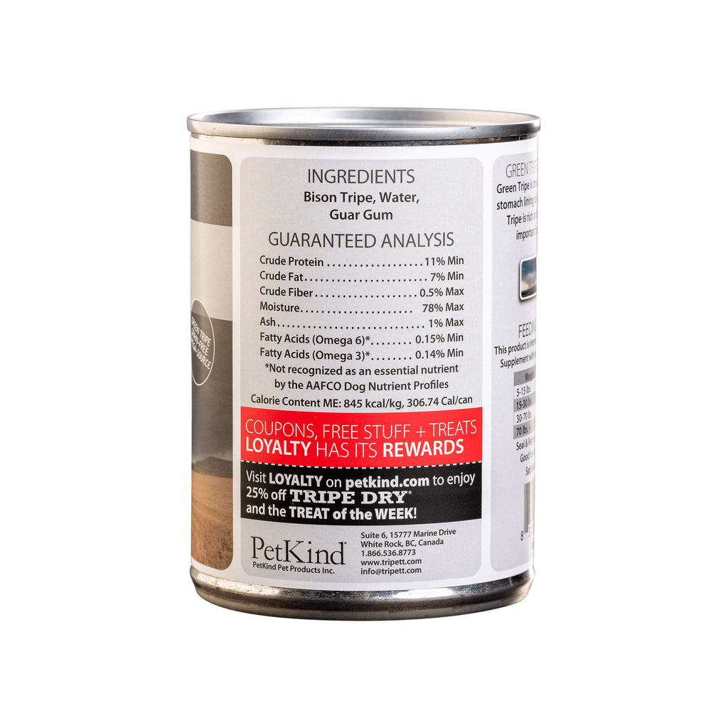 Tripett Green Tripe Canned Dog & Cat Food | Only Natural Pet