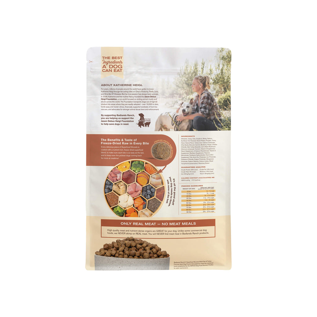 Badlands Ranch Superfood Morsel Raw Coated Dog Food | Only Natural Pet