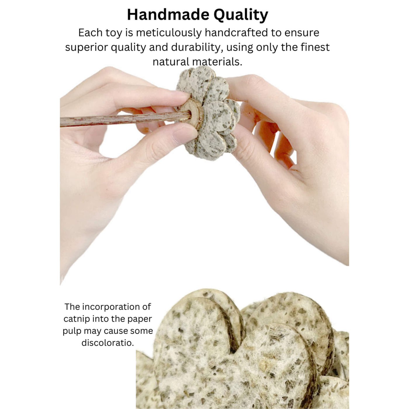 CATWANT Catnip Paper Flower Cat Toy | Only Natural Pet