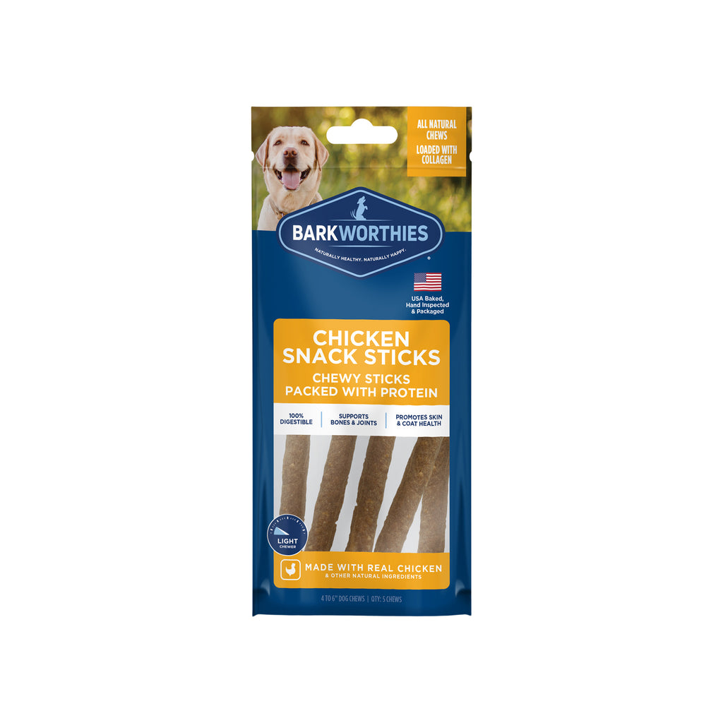Barkworthies Chicken Quick Sticks Dog Chews | Only Natural Pet