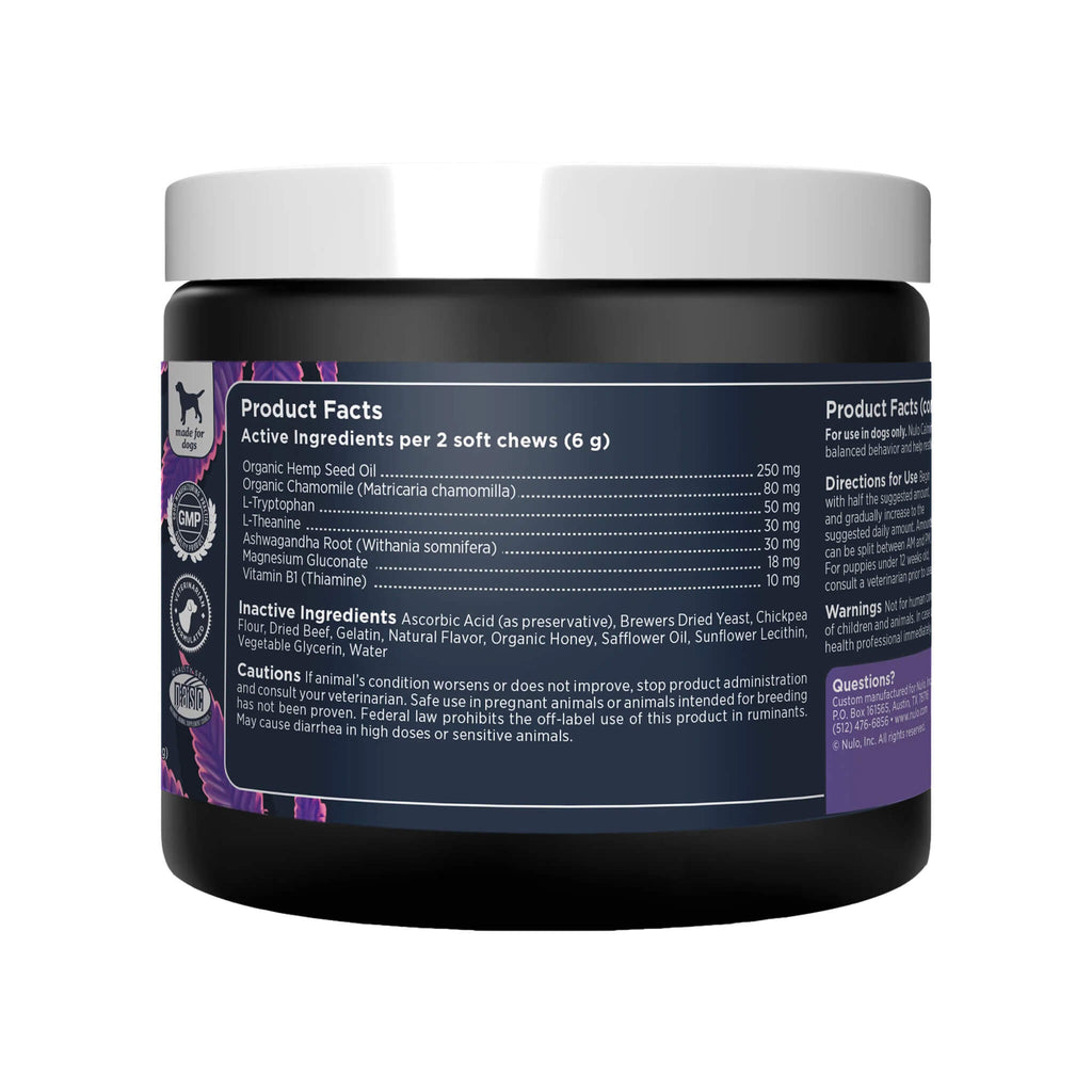 Nulo Calming Soft Chew Supplements for Dogs | Only Natural Pet