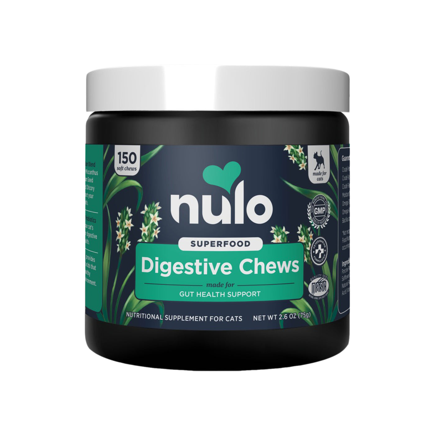 Nulo Superfood Digestive Supplement Chews for Cats | Only Natural Pet