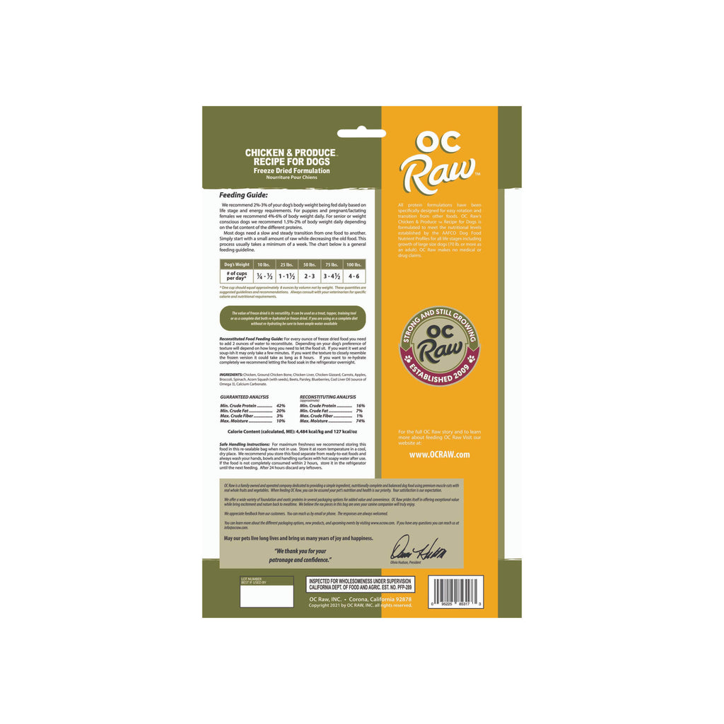 OC Raw Freeze Dried Meaty Rox Dog Food | Only Natural Pet