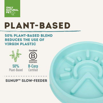 Sunup Slow-Feeder Dog Bowl | Only Natural Pet