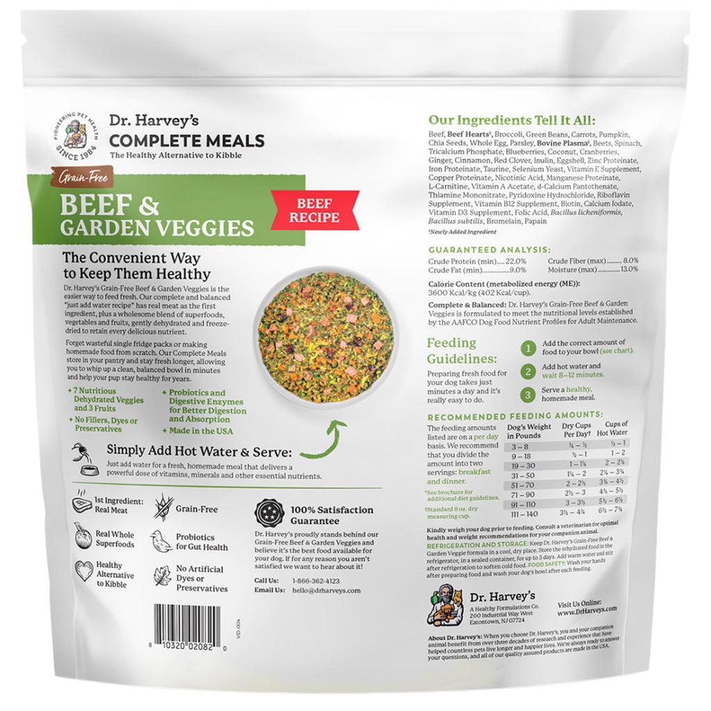 Dr. Harvey's Garden Veggies Grain Free Dog Food | Only Natural Pet