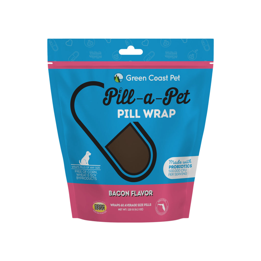 Green Coast Pet Pill-a-Pet Bacon Flavored Pill Wrap Putty with ...