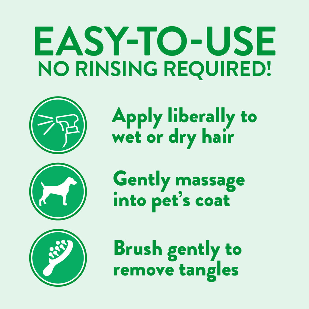 TropiClean Gentle Tangle Remover for Dogs 16 oz | Only Natural Pet