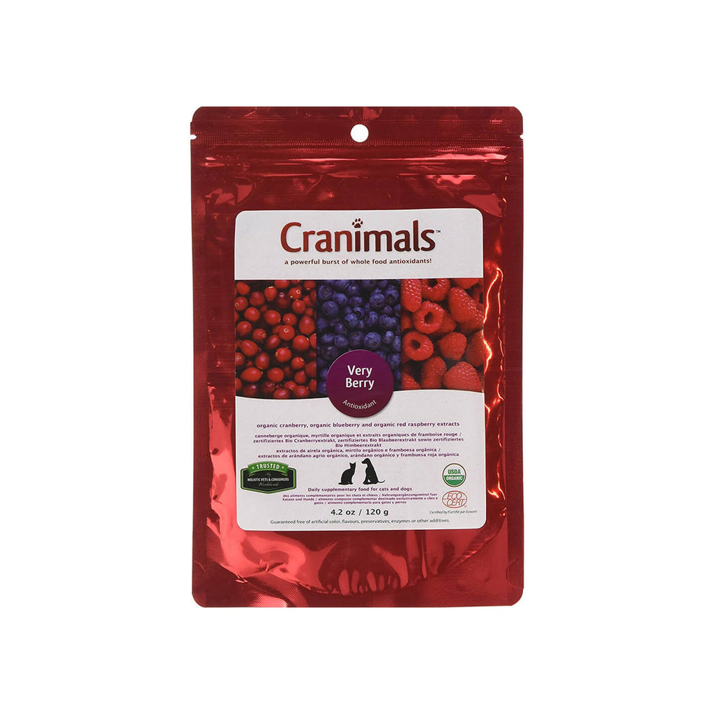 Cranimals Very Berry Antioxidant Organic Extract Supplement for Dogs ...