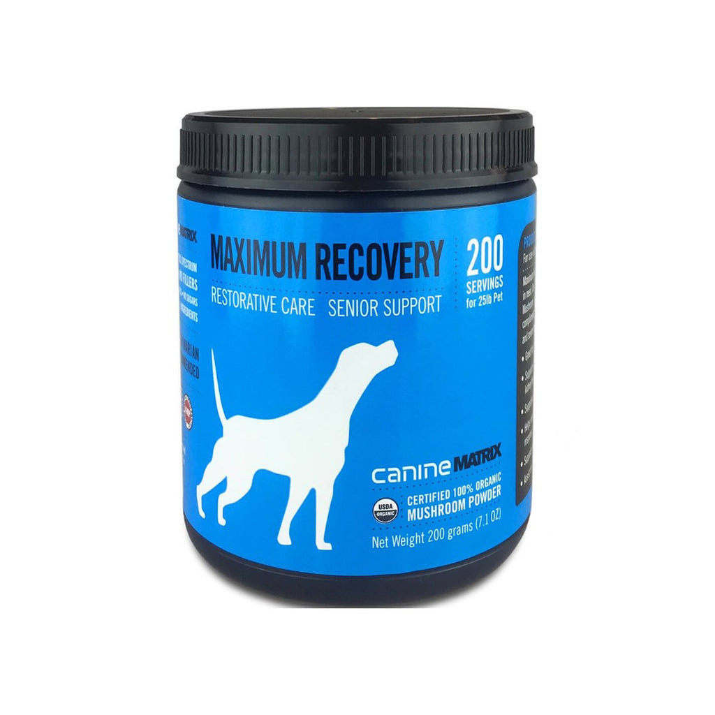 Canine Matrix MRM Recovery Organic Mushroom Senior Supplement for Dogs ...