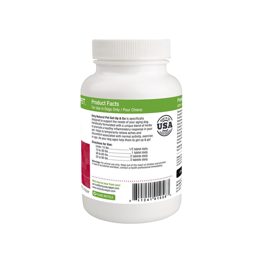 Only Natural Pet Get Up & Go Joint Support Supplement with Corydalis ...